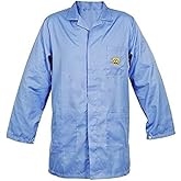 SCHOFIC ANTI-STATIC [ESD] SAFE Unisex Apron/Lab Coat/Jackets [SIZE : XL] - Blue (1) : Amazon.in ...