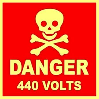 999Store Sign 83 Danger 440 Volt Electric Room and Factory Sign Board ...
