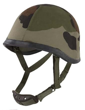 French Army Surplus Steel Helmet With Removable Camouflage Cover ...