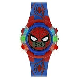 Spiderman Boys Digital Watch with PU Strap SPD4504: Amazon.co.uk: Watches