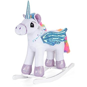 Rocking Horse Unicorn pink: Amazon.co.uk: Toys & Games