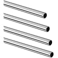 Tynulox 3/8" OD 304 Stainless Steel Tube, Thickened Pipe Wall & Weldable Tubing, Round Metal ...