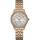 Guess Damen Analog Quarz Uhr mit Edelstahl Armband W0933L1 : Guess ...