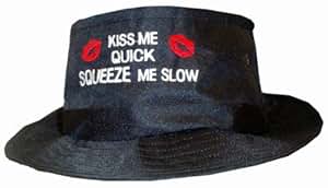 Hat Fabric Kiss Me Quick/squeeze Me Slow: Amazon.co.uk: Toys & Games