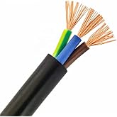 INDRICO 3 Core Wire 4 Sq mm Round Pure Copper Cable ISI Mark Heavy Duty for Domestic and ...