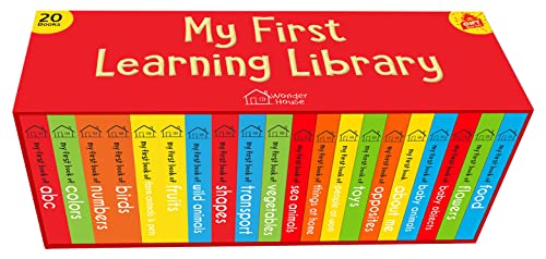 My First Learning Library Box Set: 20 Board Books Gift Set for Kids ...