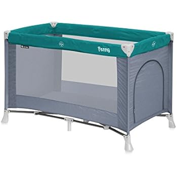 BabyDan Travel Cot Extra Large Cot Size 60cm x 120cm - Black: Amazon.co ...