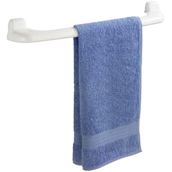 White plastic Double Towel Rail BRAND NEW: Amazon.co.uk: DIY & Tools