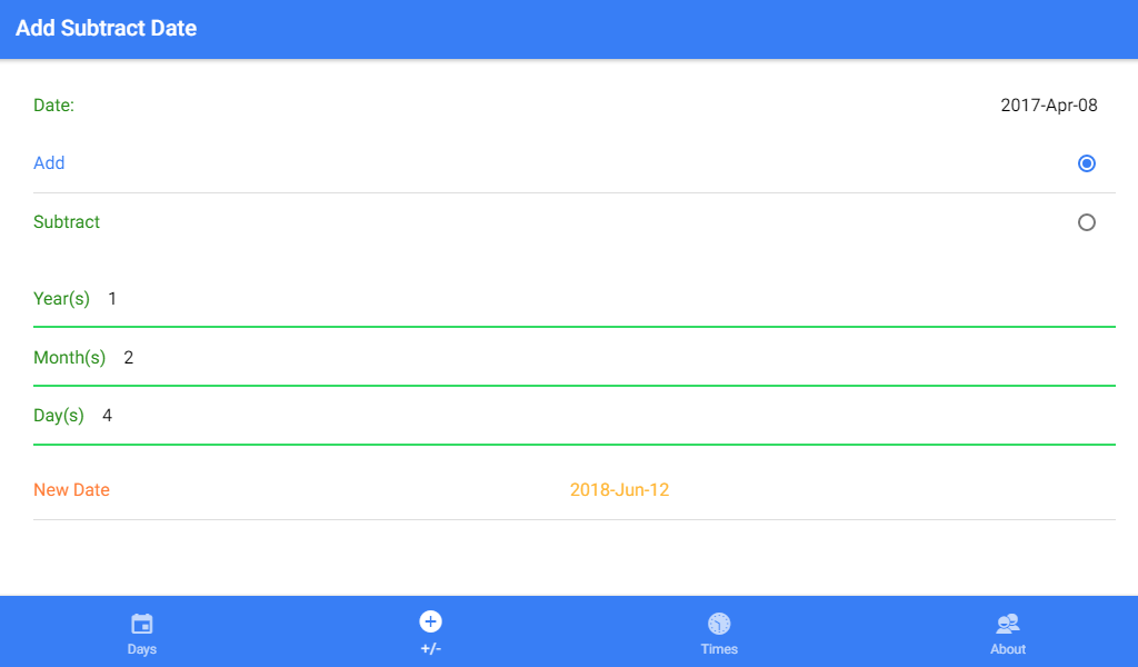 Date And Time Calculator Amazon co uk Apps Games