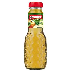 24 Flaschen a 200ml Granini Apfelsaft klar in MEHRWEG Pfand Flaschen ...