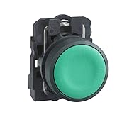Schneider Electric, XB5AW33M1N, Harmony XB5, Green Illuminated push ...
