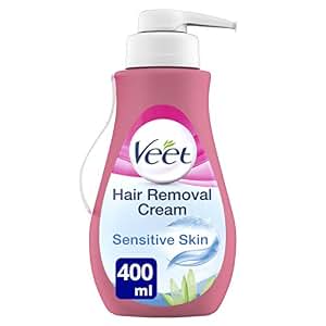 Veet Hair Removal Cream for Sensitive Skin, 400 ml: Amazon.co.uk: Beauty