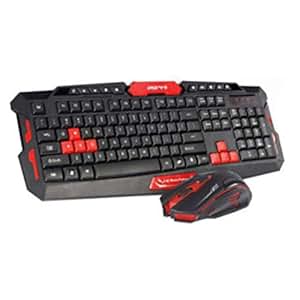 Amazon.in: Buy PSFY HK8100 Wireless Multimedia Gaming Keyboard + 2.4GHz ...