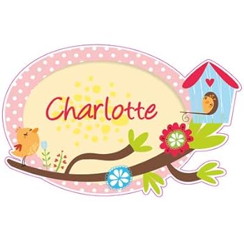 Sticker Porte Prénom Personnalisable Rose Le Petit Monde de ...