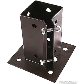 100MM X 100MM 4" BOLT DOWN POST SUPPORT LIKE MET POST 6PC: Amazon.co.uk ...