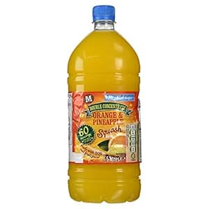 Morrisons No Added Sugar Double Concentrate Orange and Pineapple Squash ...