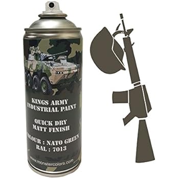 Kings Army Nato Green Ral 7013 Industrial Military Matt Spray Paint ...