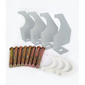 4X Designer Vertical Column Single Arm Universal Radiator Wall Mount ...