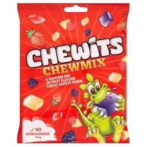 Chewits Chew Mix Fruit Flavour Chewy Sweets 180g: Amazon.co.uk: Grocery
