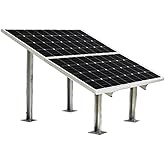 Solarware Solar Panel Stand for 6 Panels in 2-Row Gi Metal Complete DIY Structure Set (for 200 ...