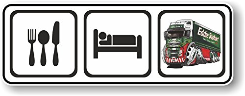 Classic Eat Sleep Design For Koolart Caricature Of Eddie Stobart ...