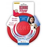 KONG - Flyer - Durable Rubber Flying Disc Dog Toy - For Large Dogs ...