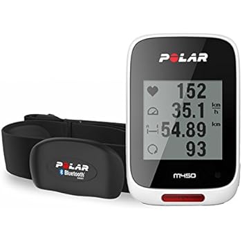 Polar M450 HR, Computer da Bicicletta con GPS Integrato E Fascia Cardio ...