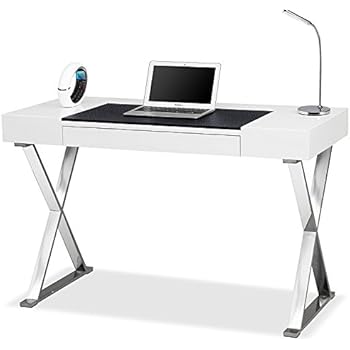 Centurion Supports ADONIS Gloss White and Chrome Ergonomic Home Office ...