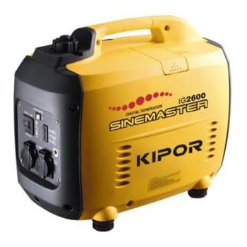 Generator KIPOR IG 2600 Stromerzeuger Inverter Aggregat 2,6 KVA: Amazon ...