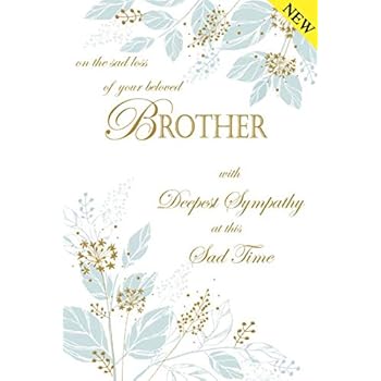 Hallmark Sympathy Card 'Loss Of Your Brother' - Medium [Old Model ...