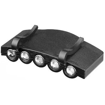 Clip on LED Lights for Baseball Cap: Amazon.co.uk: Garden & Outdoors