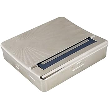Cigarette Rolling Machine/Tobacco Tin: Amazon.co.uk: Garden & Outdoors