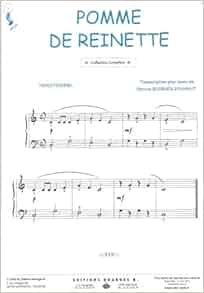 Amazon.fr - Partition : Pomme de Reinette - Piano et Paroles - Feuillet ...