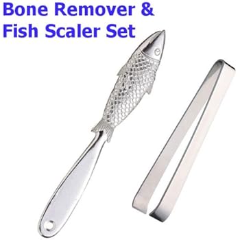 Stainless Steel Fish Bone Remover Tweezers Pincers Pluckers Tongs ...