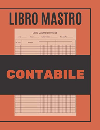 Libro Mastro Contabile: Registro Dare Avere Saldo. Quaderno Partita ...