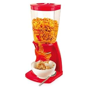 Cereal Dispenser Corn Flakes - Red: Amazon.co.uk: Kitchen & Home