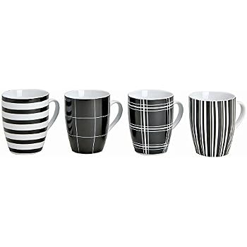 Tasse Schwarz Wei Gestreift