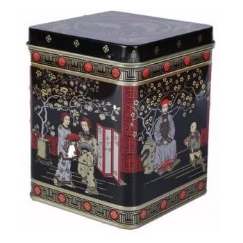 Black Jap Classic Tea Caddy Tin - 4oz - Height 9.5cm: Amazon.co.uk ...