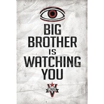 1984 INGSOC Big Brother Political Slogans Poster Poster Print, 34x49 cm ...