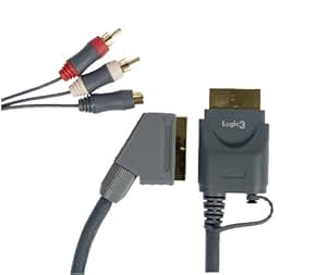 Logic3 RGB Scart / AV Cable (Xbox 360): Amazon.co.uk: PC & Video Games