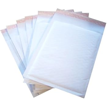 100 Bubble Lined White Padded Envelopes CD Size Bubble Envelopes ...