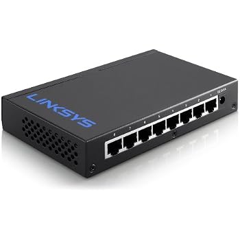 Linksys SE4008 WRT Family 8 Port Gigabit Ethernet Switch: Amazon.co.uk ...