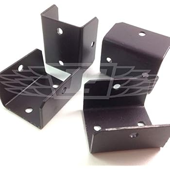 Postfix® Slotted Concrete Fence Post Brackets to Fit 4" x 4" Posts 4 ...