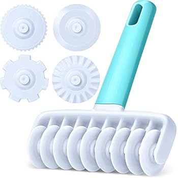 KitchenCraft Lattice Pastry Cutter-Roller, 21 x 13 cm (8" x 5") - White ...