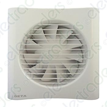 Deta 4601 Axial Extractor Fan 4 Inch / 100mm (Timer Model): Amazon.co ...