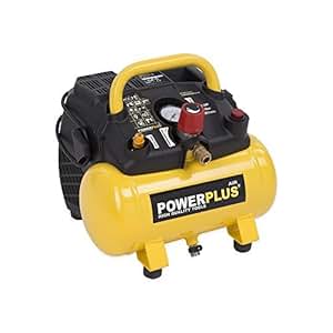 Powerplus 6 Litre, 1.5HP, 6.33CFM, 240v, MWP 116psi, 8BAR Portable Oil ...