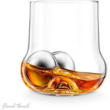 Final Touch RUMTASTER Rum Glass Tasting Set - Curved glass Designed For ...