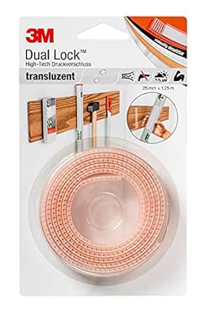 3M Dual Lock Reclosable Fastener SJ3560 - designed to give a translucent appearance (glass ...