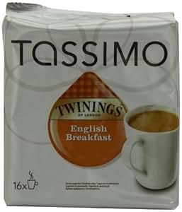Tassimo Twinings English Breakfast Tee, Schwarzer Tee, Schwarztee ...