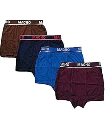 Macho Men's Cotton Underwear (Assorted, 90) - Pack of 4: Amazon.in ...